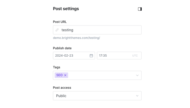 Understanding and optimizing post and page settings in Ghost CMS ...
