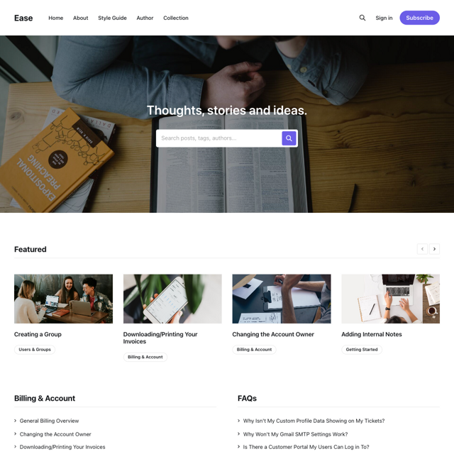 Official Ghost Themes | Bright Themes